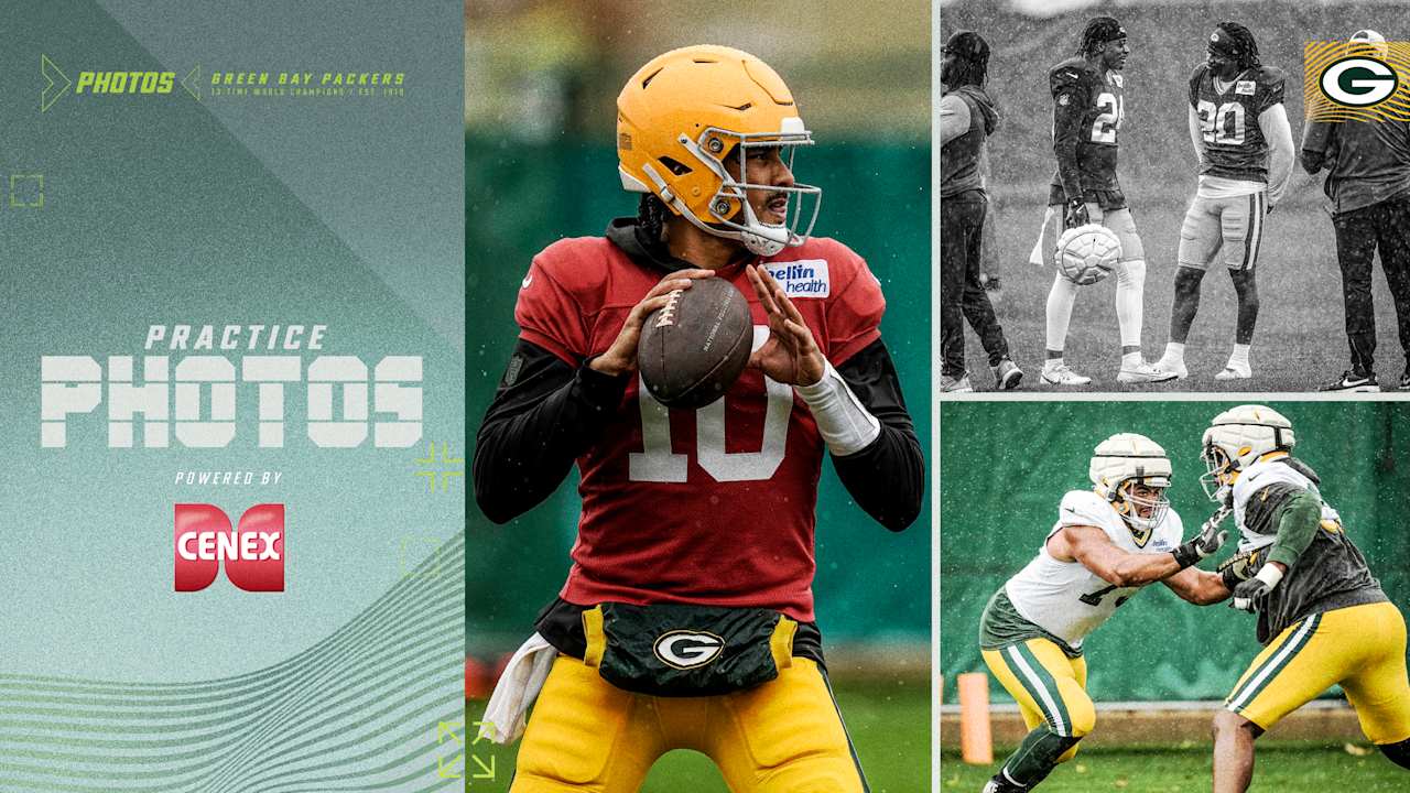 Photos: Packers prepare for Week 9 matchup in the rain