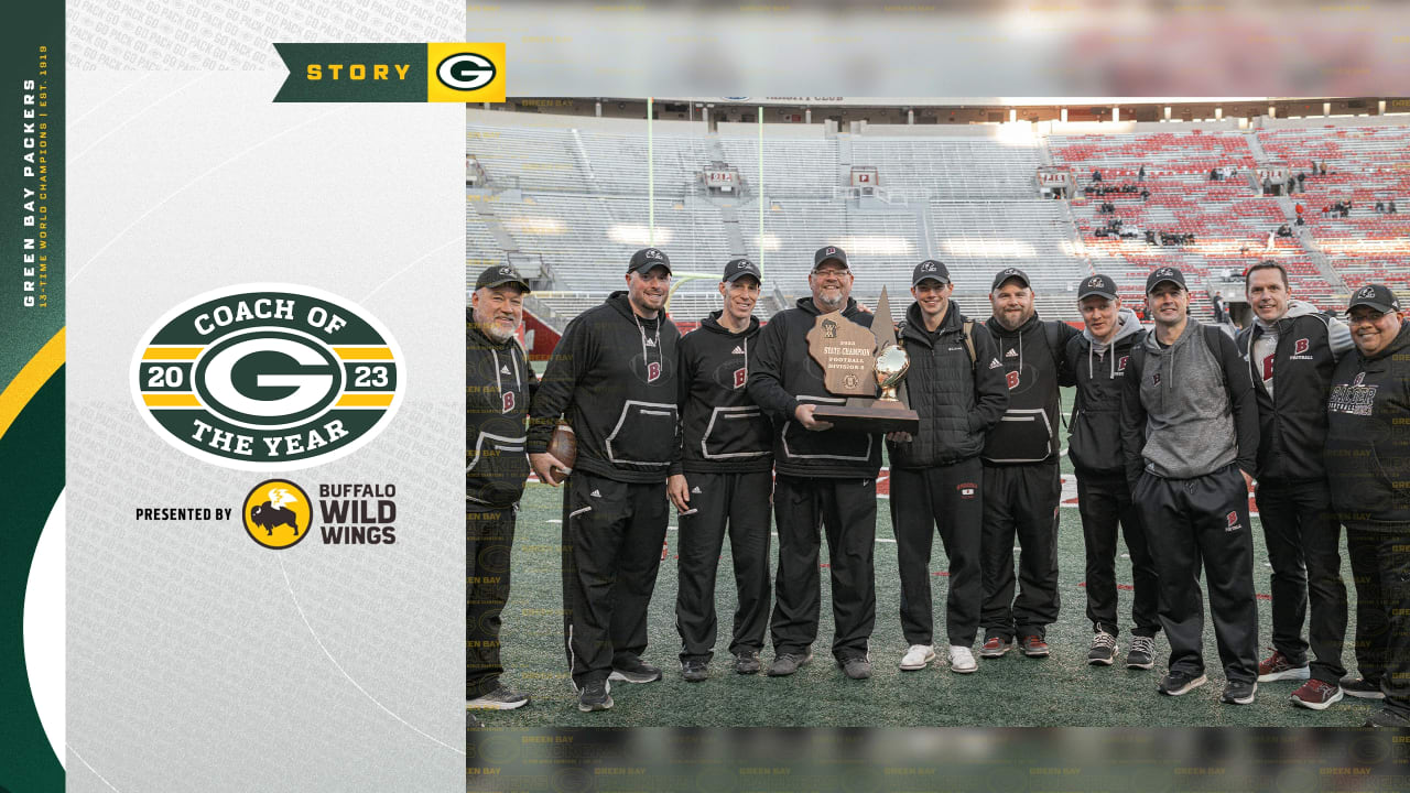 Matt Hensler of Badger High School named WFCA/Packers High School Coach ...