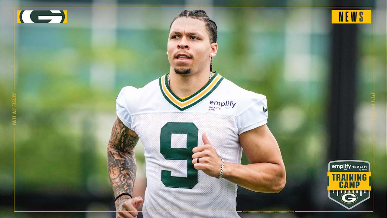 With his head up, Christian Watson keeping hopes high