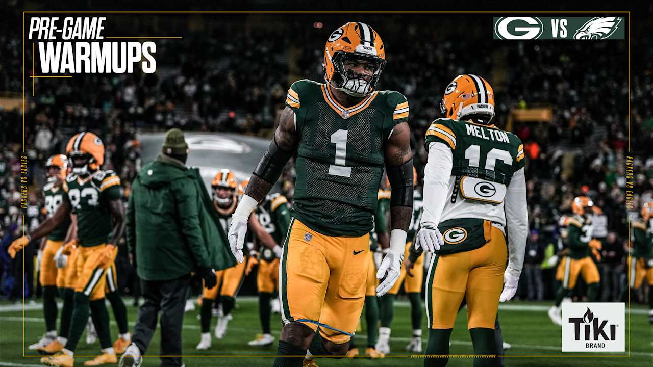 Best photos from Packers-Eagles pregame warmups | Week 10