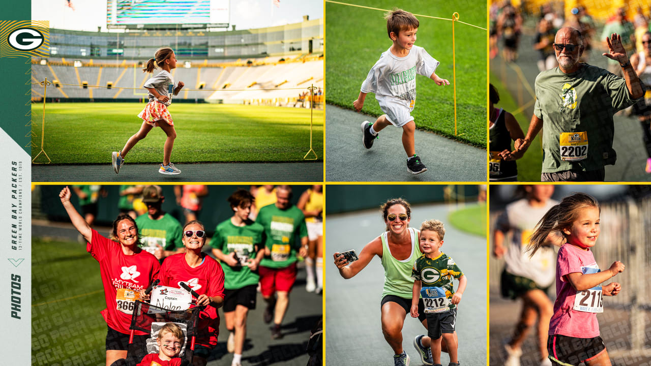 Photos Packers Host Annual Bellin 5k 1k Run At Lambeau Field