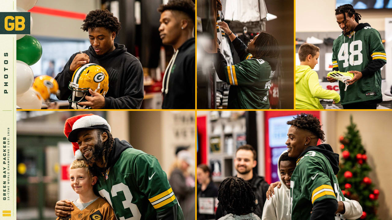 Photos: Packers players join children at holiday shopping spree