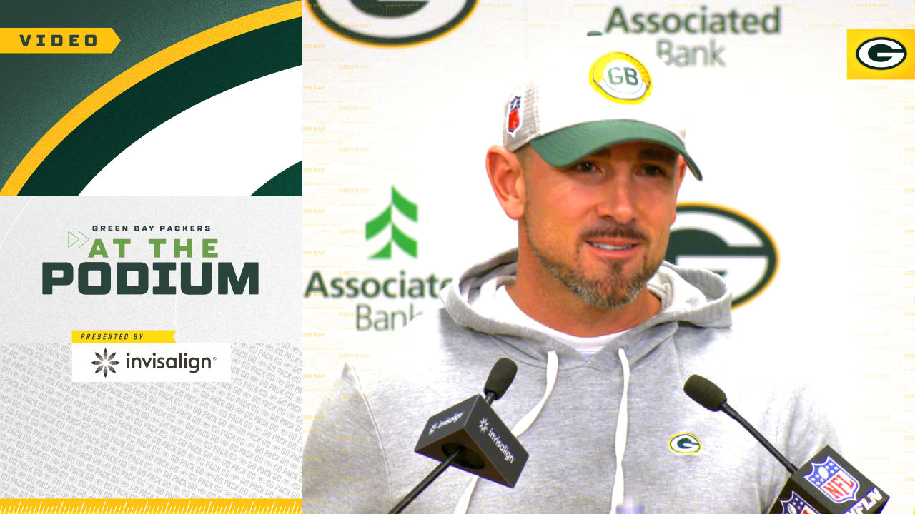 Matt LaFleur: 'The effort, the physicality, the strain'