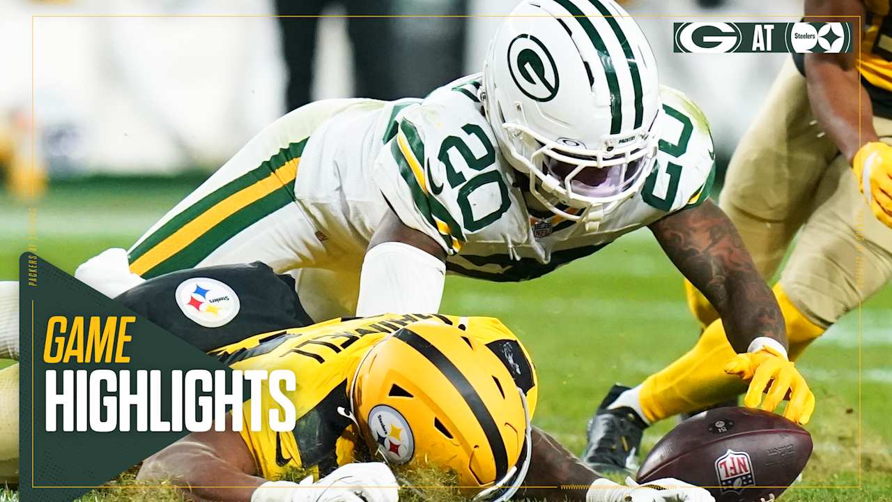 Edgerrin Cooper FORCES FUMBLE | Packers vs. Steelers