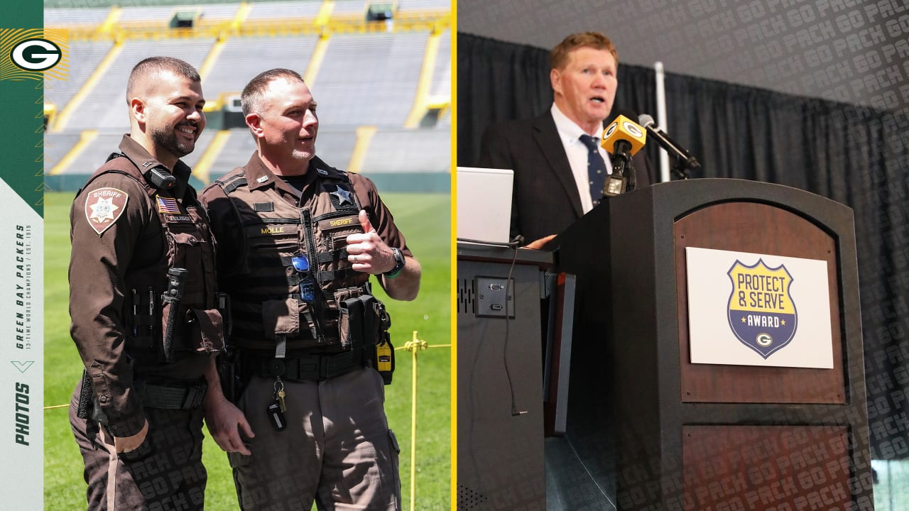 Photos: Packers honor winners of Protect & Serve Award with luncheon Photos: Packers honor winners of Protect & Serve Award with luncheon