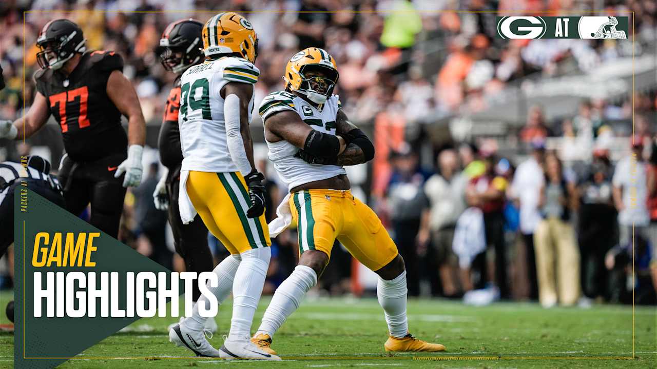 Rashan Gary SACK | Packers vs. Browns