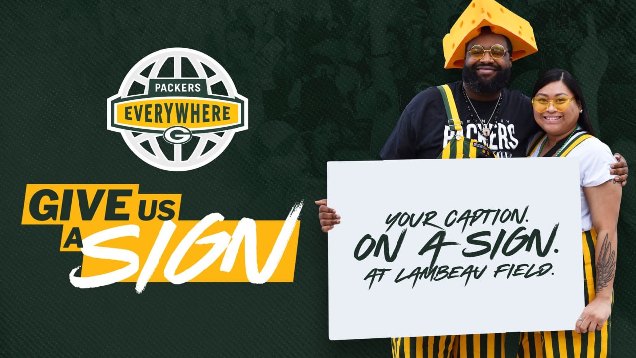 Packers invite fans to enter the ‘Give Us A Sign’ contest