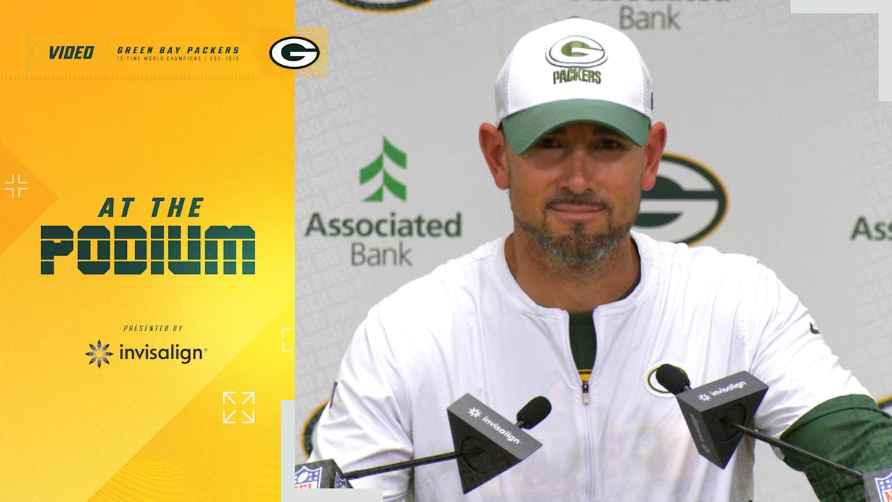 Matt LaFleur on Jordan Love: 'He wants to be out there more than anybody'