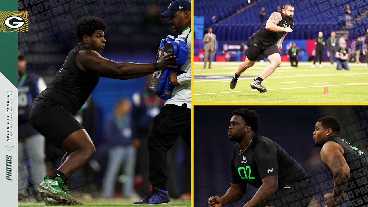 Photos: Best of OL workouts at the 2025 NFL Scouting Combine