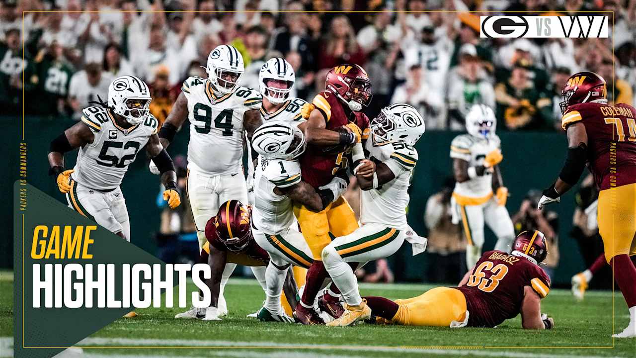 Micah Parsons, Edgerrin Cooper combine for SACK | Packers vs. Commanders