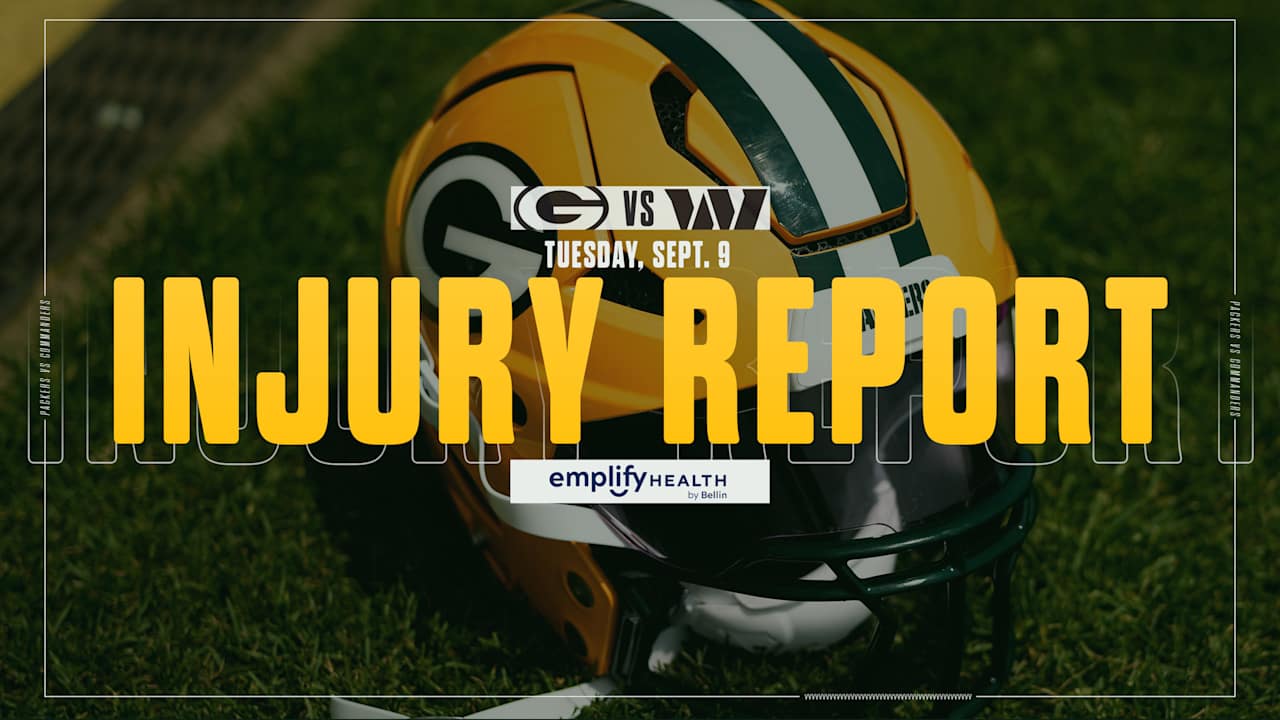 Packers-Commanders Injury Report | Sept. 9, 2025
