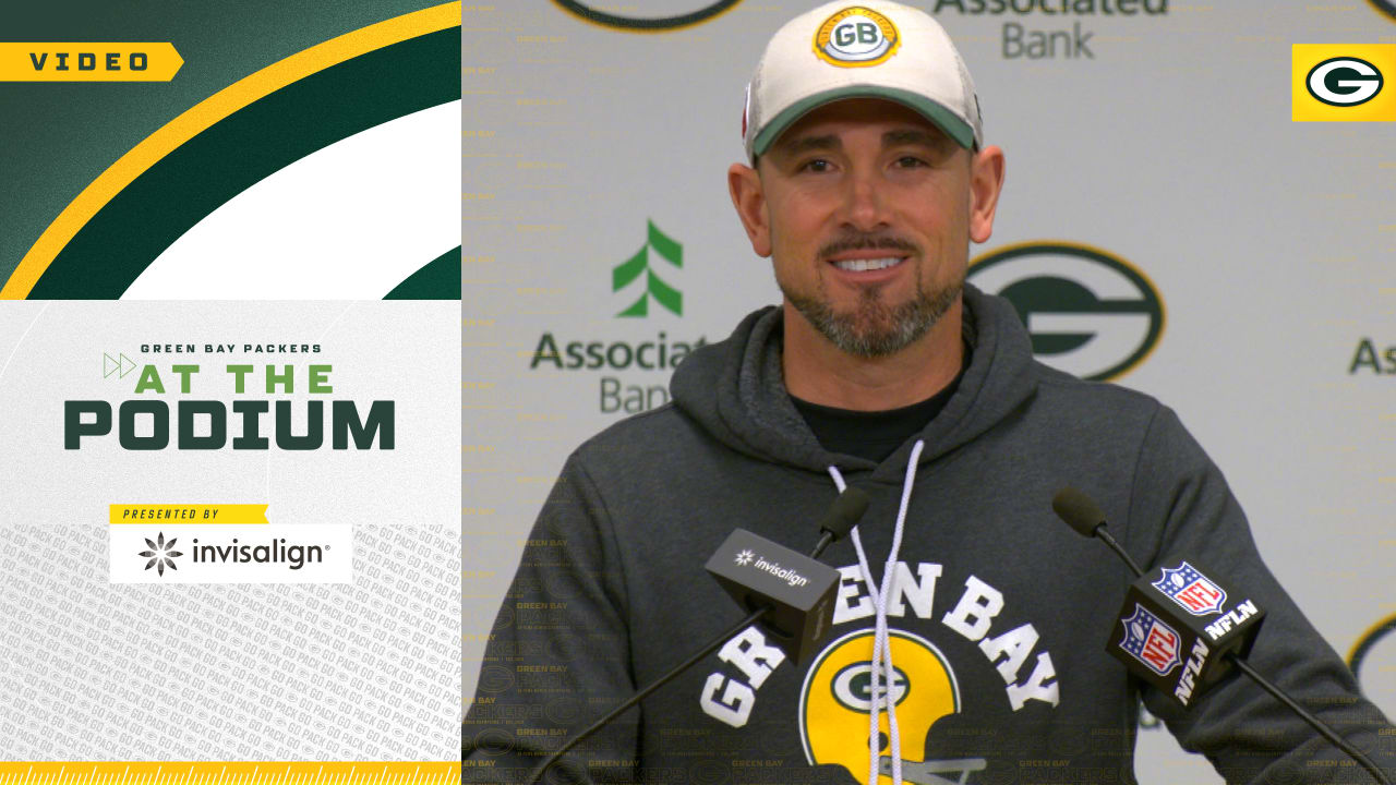 Matt LaFleur on Lukas Van Ness: 'I think he's really shown progress'