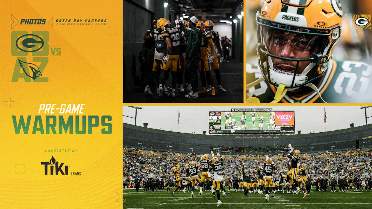 Best photos from Packers-Cardinals pregame warmups | Week 6