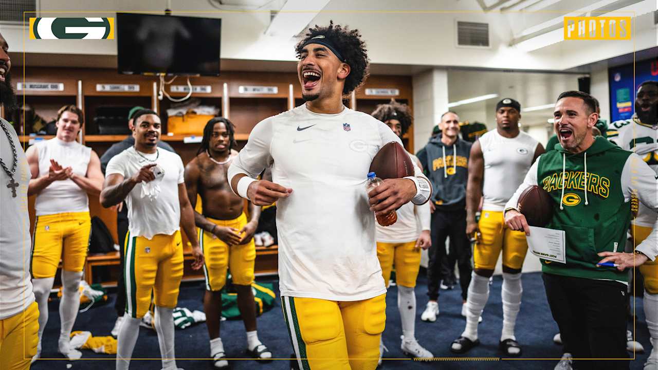 Photos: Inside the Packers' locker room after Thanksgiving win vs. Lions
