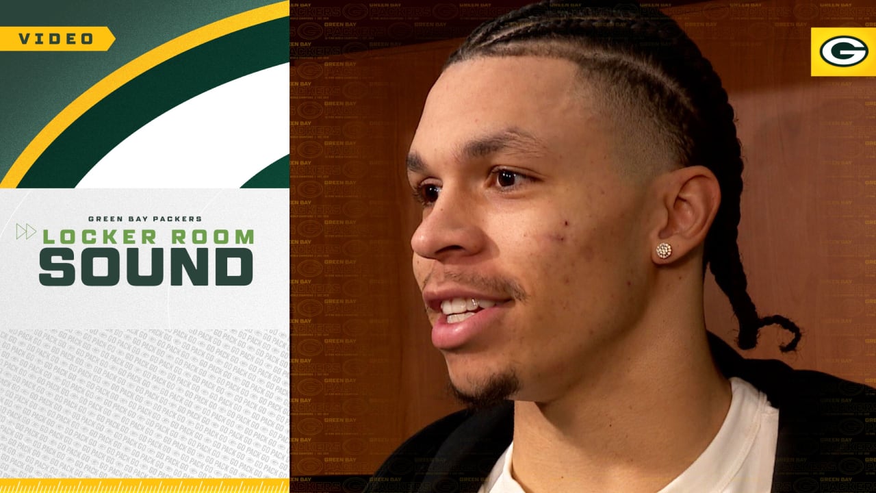 Christian Watson breaks down big catch vs. Rams