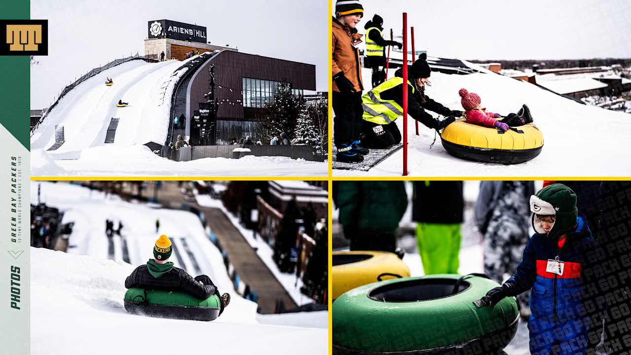 Titletown hosts 'Free Tubing Day' at Ariens Hill
