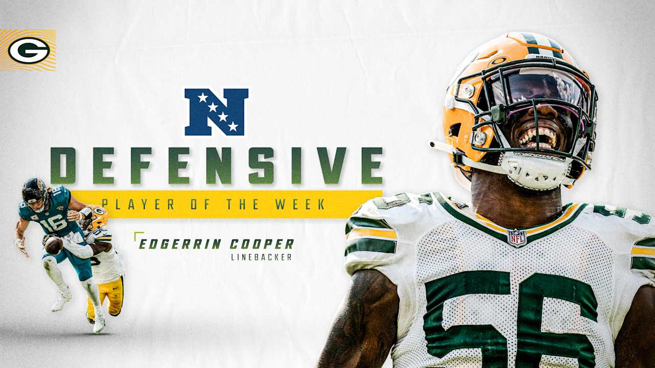 Packers LB Edgerrin Cooper named NFC Defensive Player of the Week