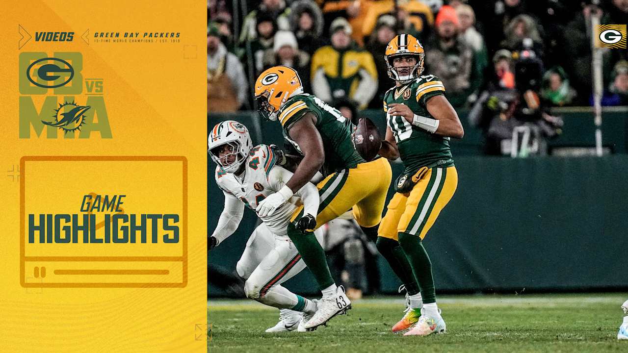 Jordan Love finishes night with 129.2 passer rating | Packers vs. Dolphins