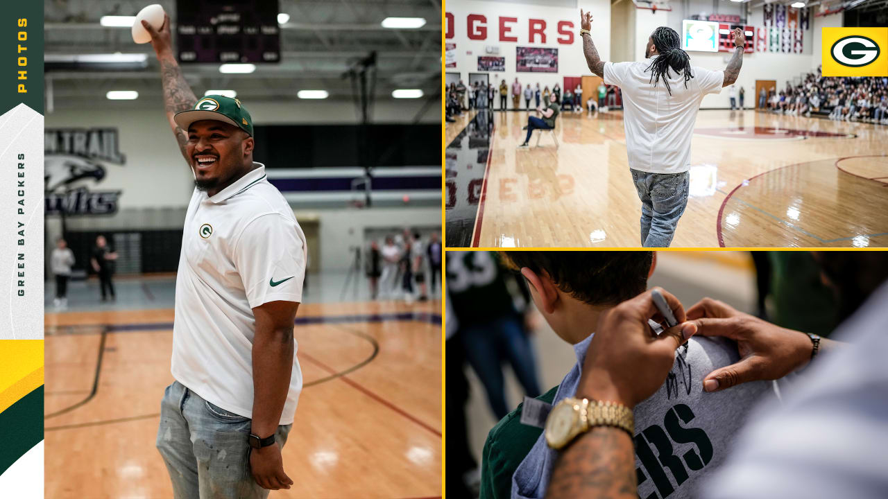 Tailgate Tour: Packers visit students at local high schools