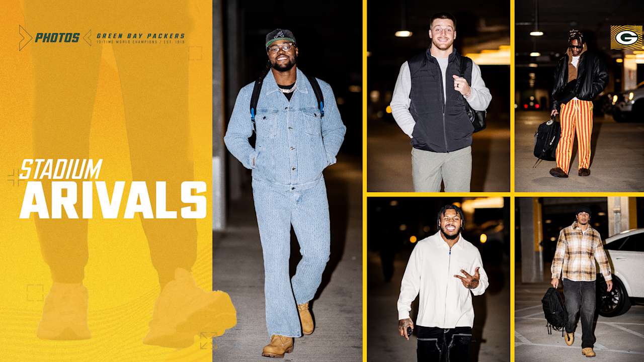 Arrival Photos: Packers walk into Lambeau Field for Thanksgiving game ...