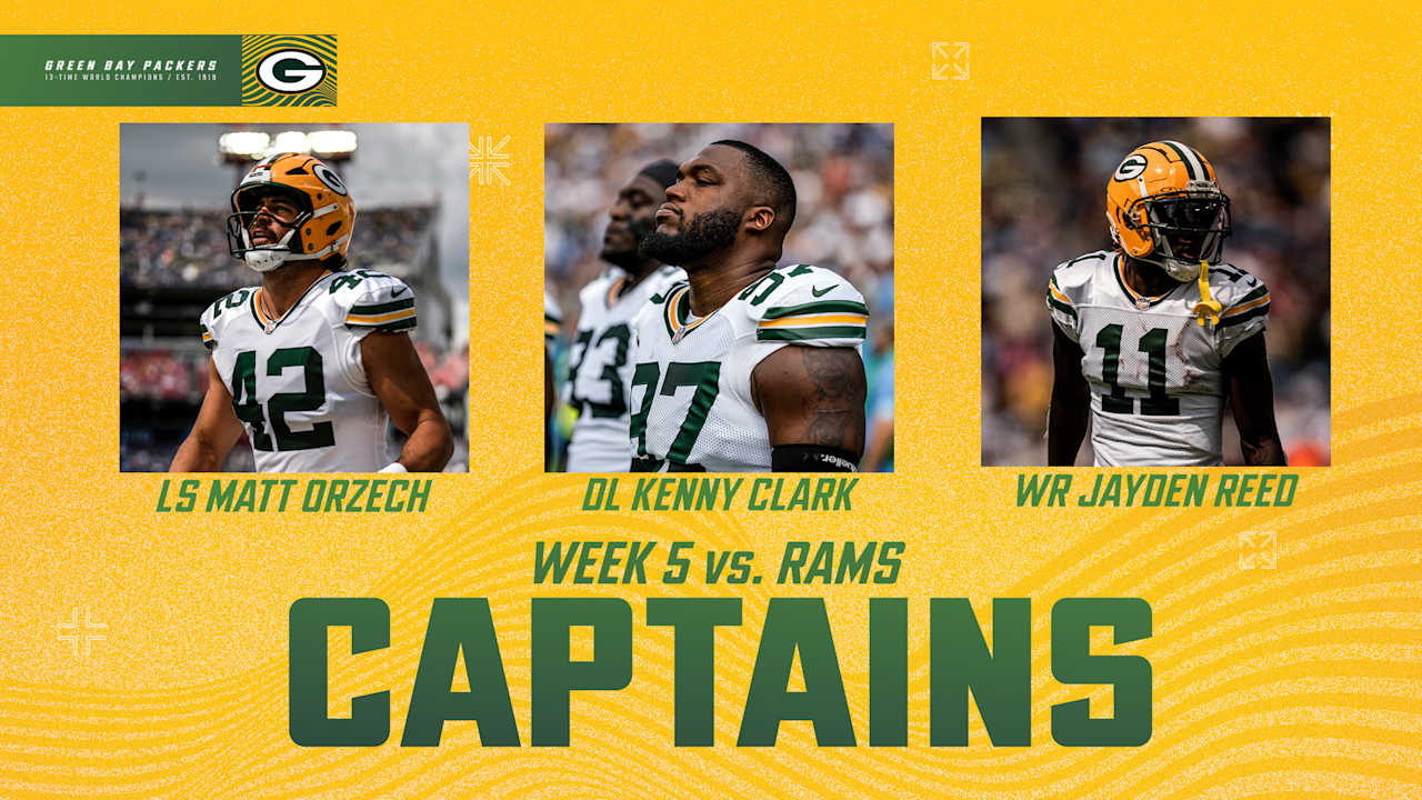Packers pick captains for Week 5 vs. Rams