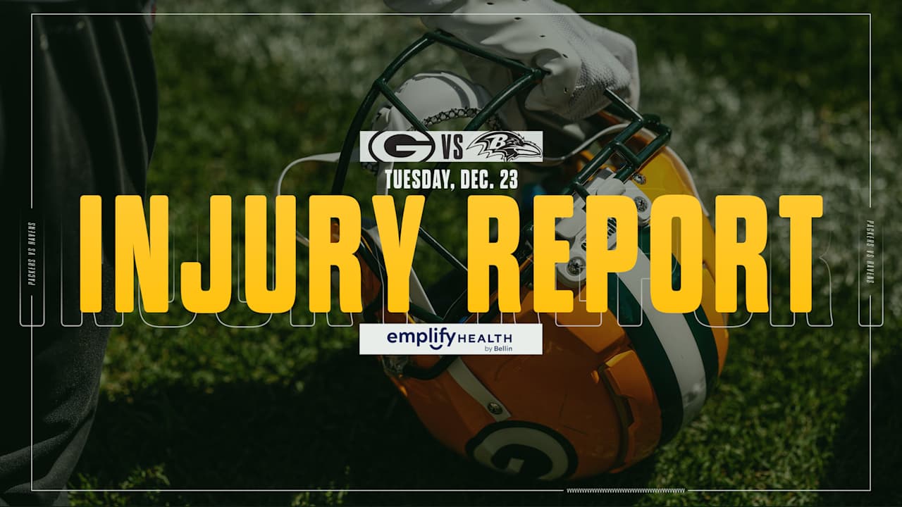 Packers-Ravens Injury Report | Dec. 23, 2025