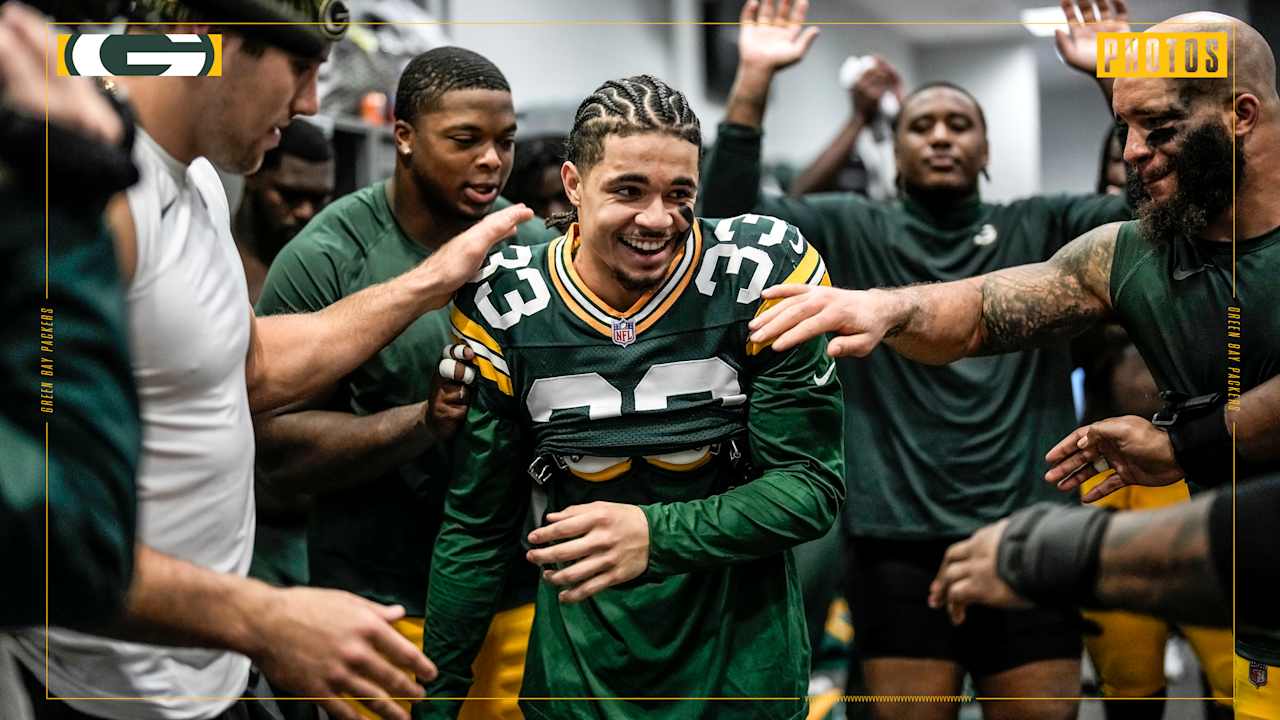 Photos: Inside the Packers' locker room after Week 11 win vs. Giants