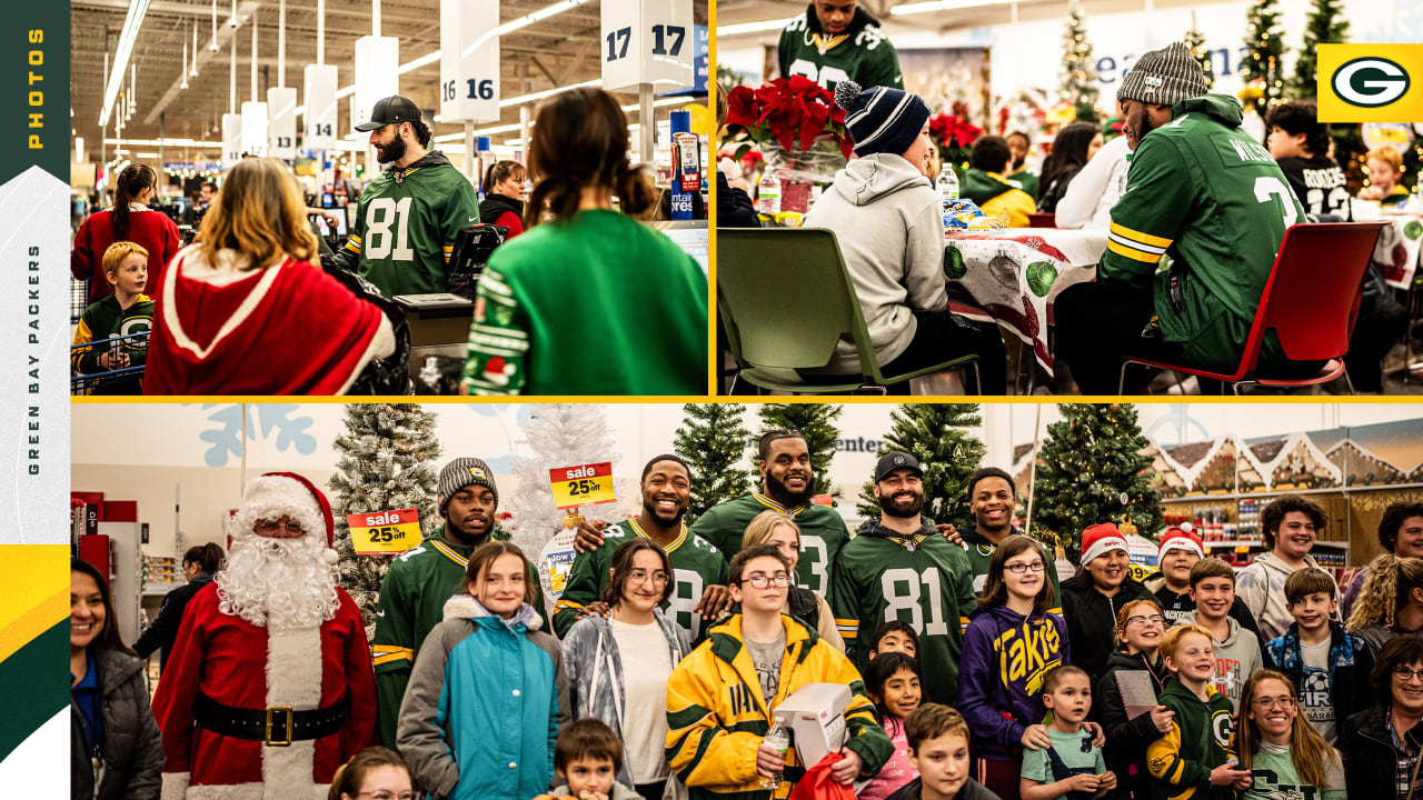Photos: Packers players shop with kids from Pals Program