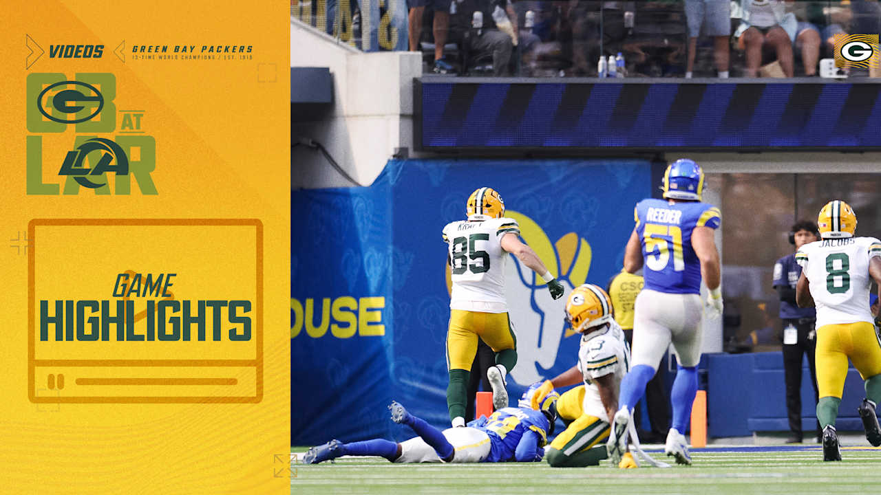 Tucker Kraft TOUCHDOWN | Packers vs. Rams