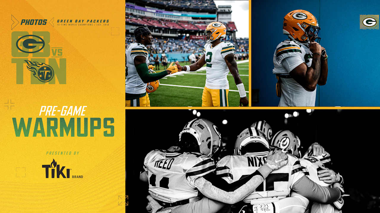 Best photos from Packers-Titans pregame warmups | Week 3