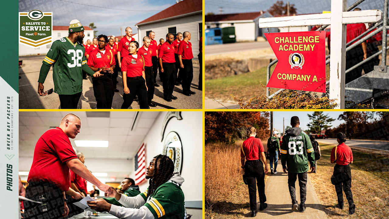 Photos: Packers players take to the sky to visit Challenge Academy