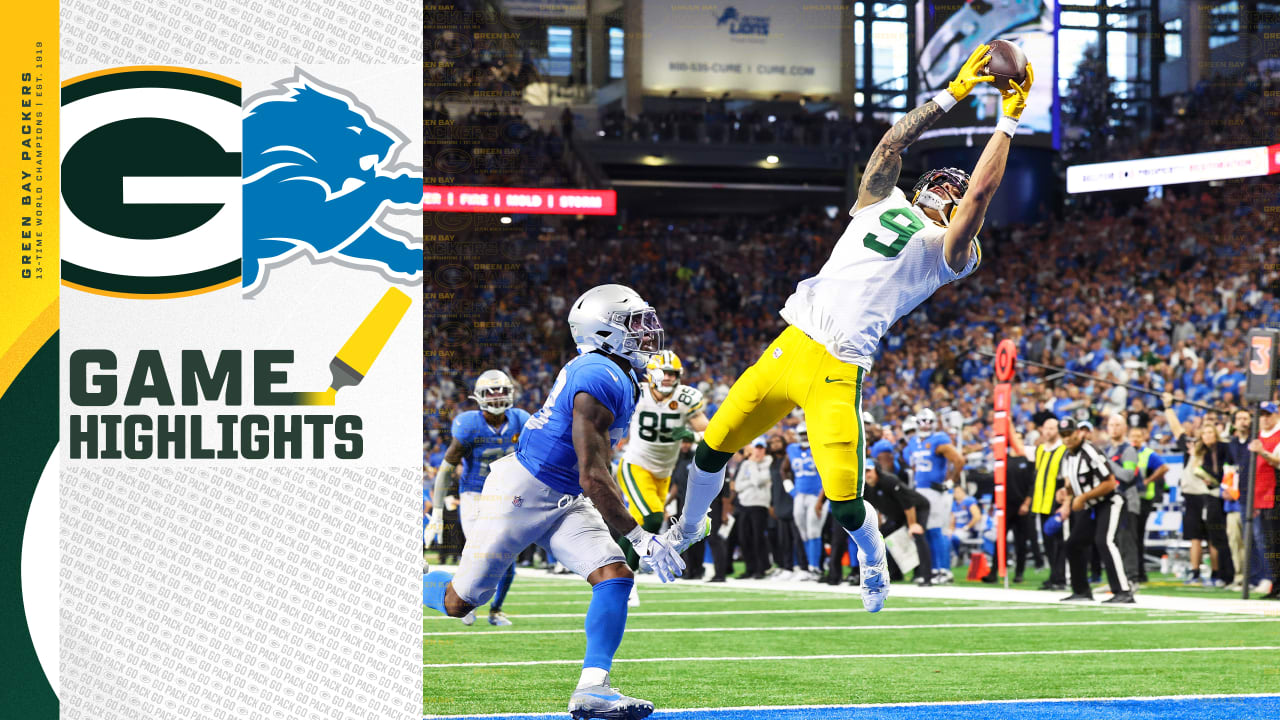 TOUCHDOWN! Jordan Love throws strike to Christian Watson | Packers vs. Lions