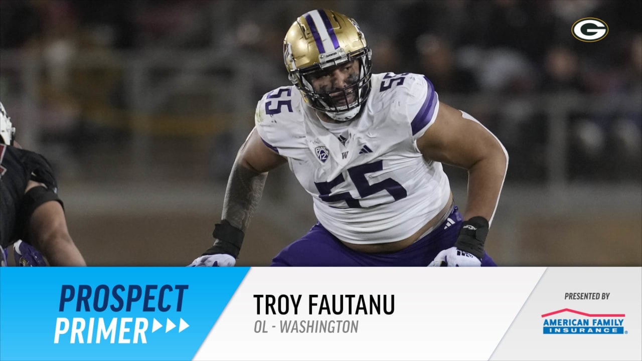 Prospect Primer: Troy Fautanu, OT, Washington