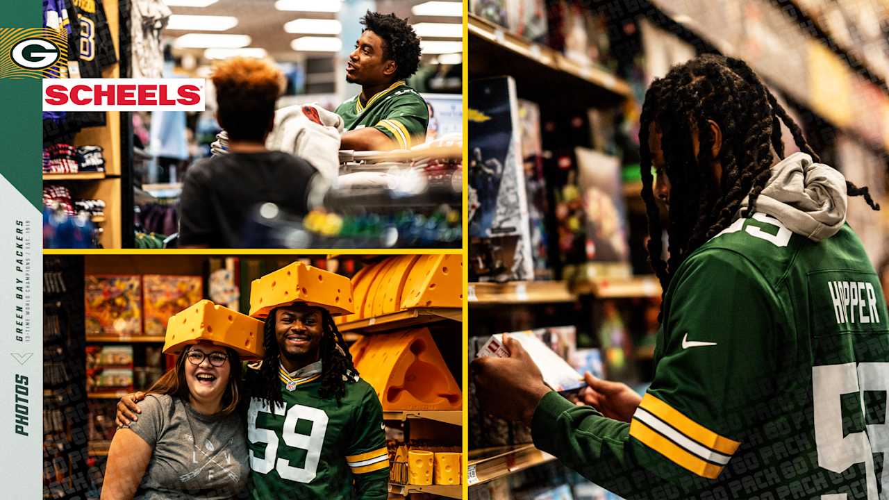 Photos: Packers players, Scheels team up for holiday shopping spree