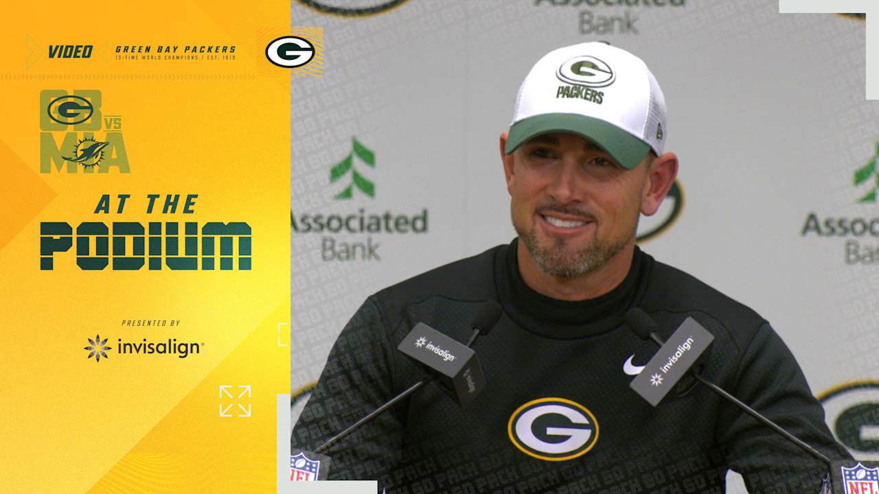 LaFleur on Packers' locker room: 'That's a special group'