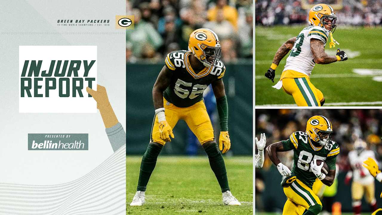 Packers rule out four vs. Lions | Week 14 Injury Report