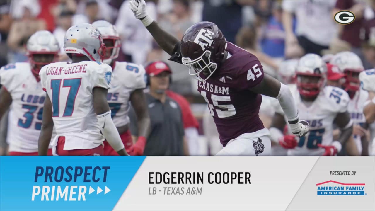 Prospect Primer: Edgerrin Cooper, LB, Texas A&M