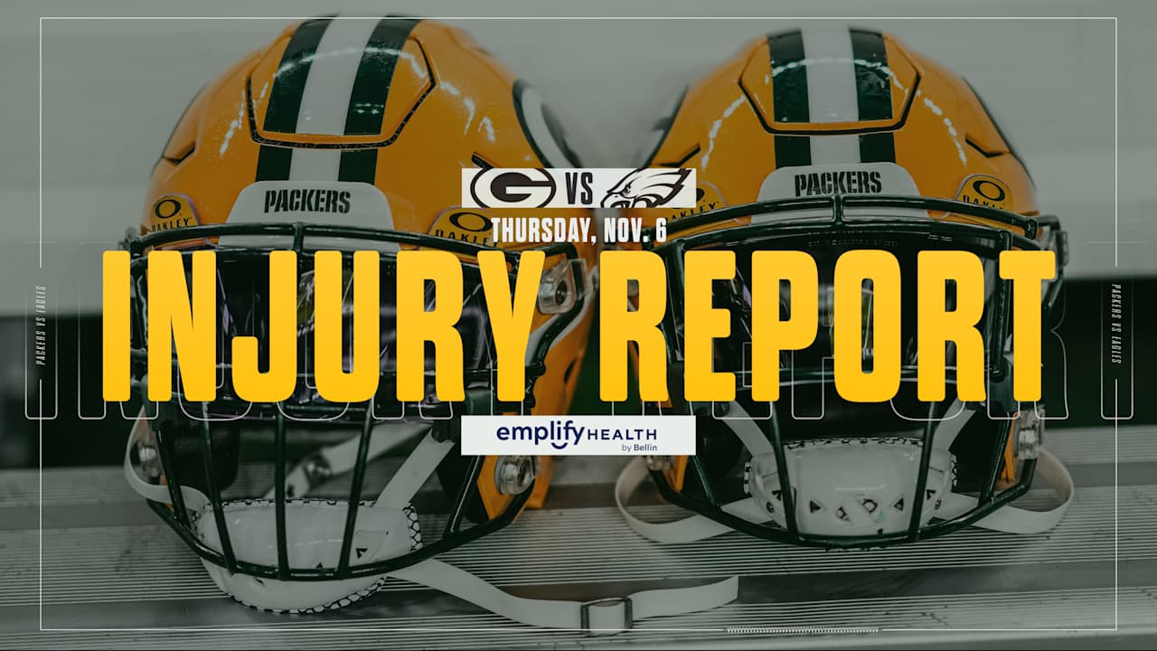 Packers-Eagles Injury Report | Nov. 6, 2025
