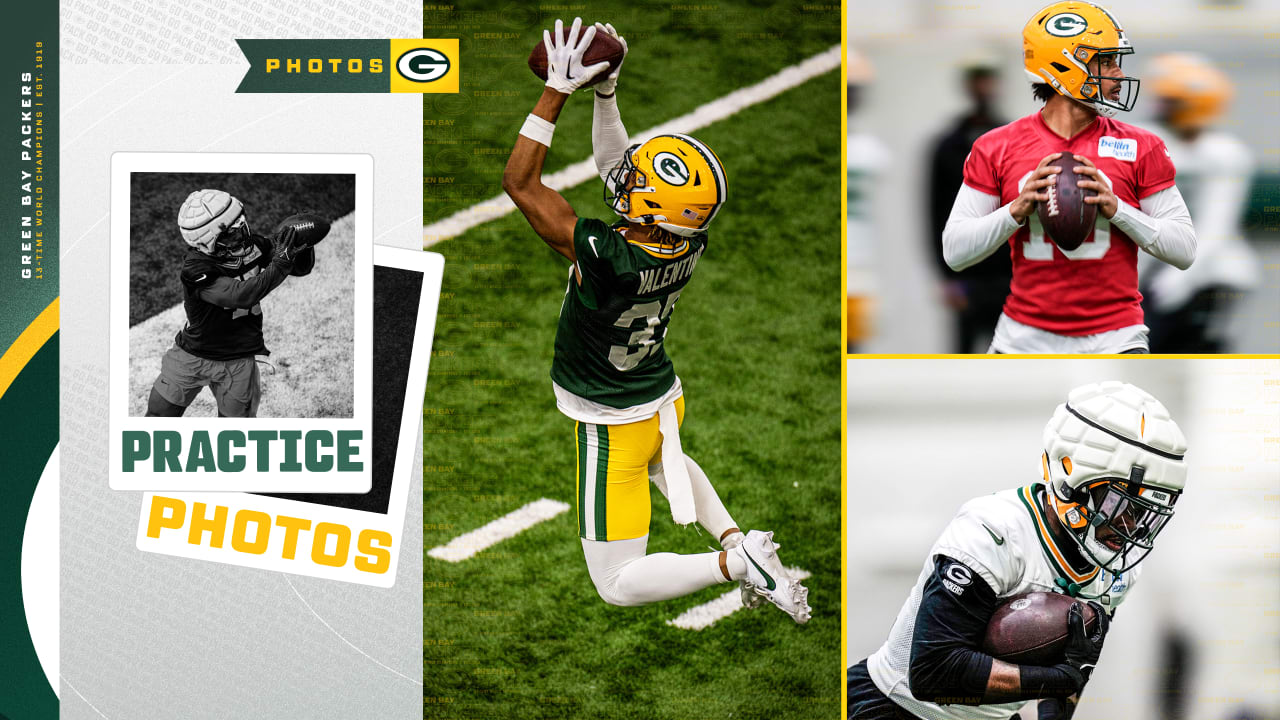 Photos: Packers hold practice indoors ahead of Week 17 Vikings game