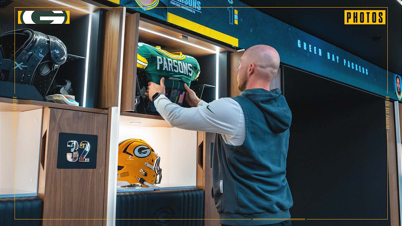 Photos: Packers' equipment staff preps locker room ahead of matchup vs ...
