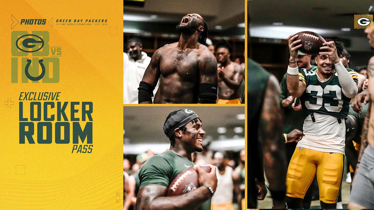 Photos: Inside the Packers' locker room after home-opening win vs. Colts