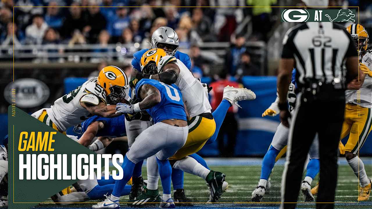 Micah Parsons, Isaiah McDuffie STUFF Lions on fourth down | Packers vs ...