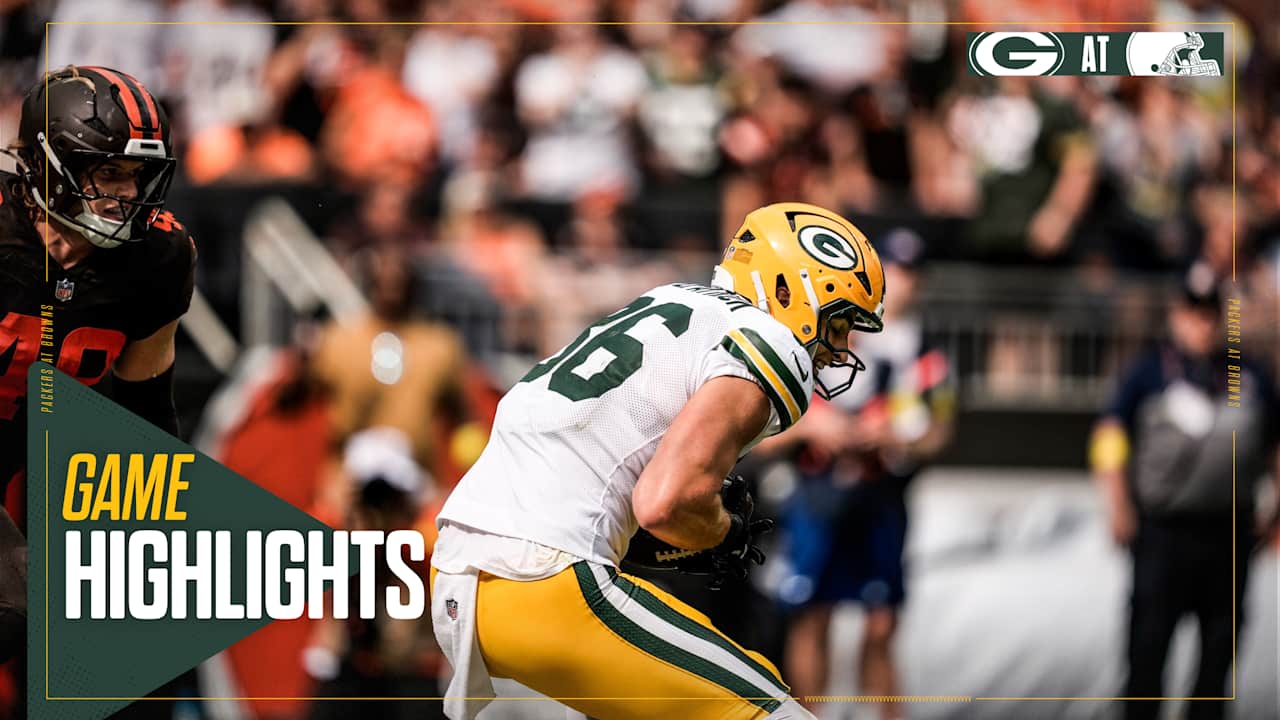 John FitzPatrick scores first NFL TOUCHDOWN | Packers vs. Browns