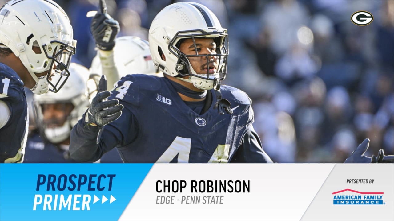 Prospect Primer: Demeioun 'Chop' Robinson, Edge, Penn State