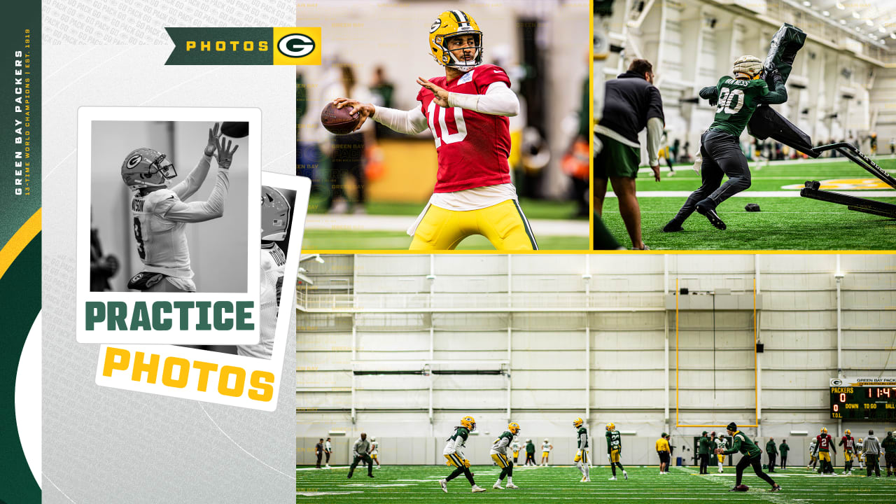 Photos: Packers hold Wednesday practice inside the Don Hutson Center