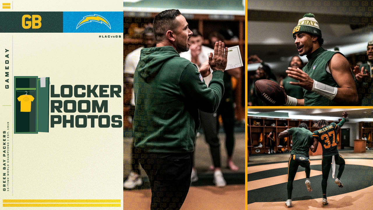 Photos: Peek inside the Packers' locker room post-win