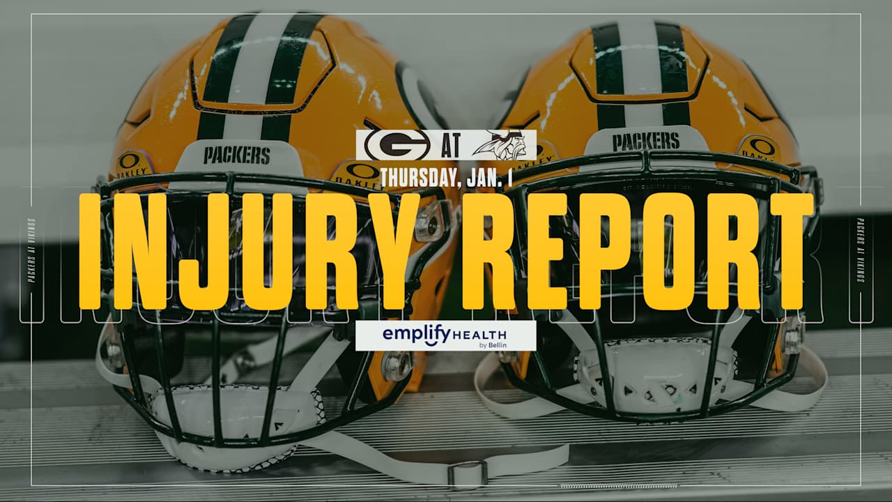 Packers-Vikings Injury Report | Jan. 1, 2026