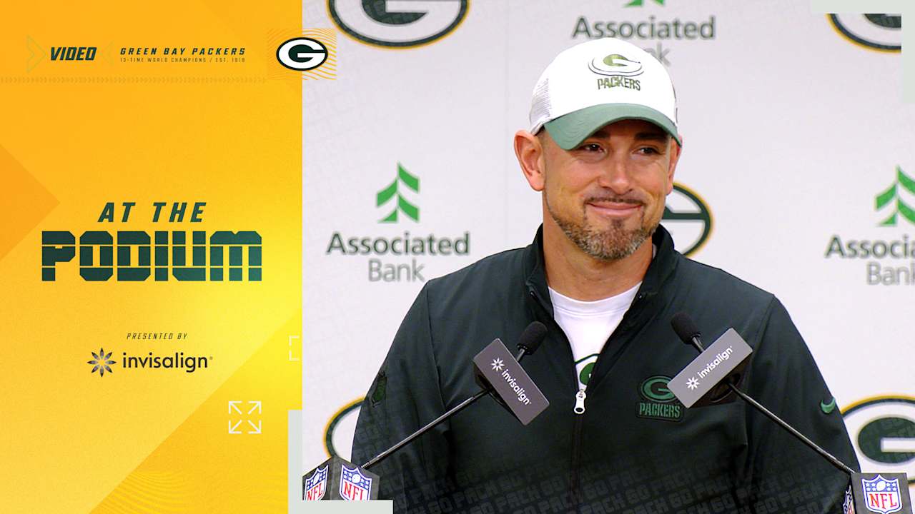 Matt LaFleur on Zayne Anderson: 'He's done an outstanding job'