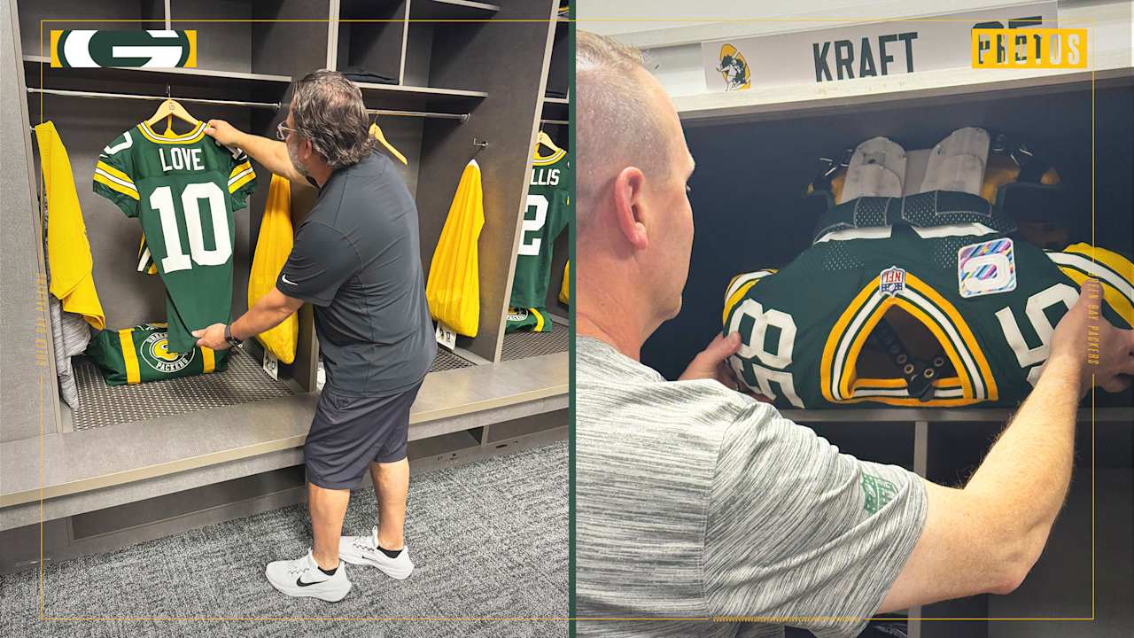 Photos: Packers' equipment staff preps locker room ahead of primetime ...