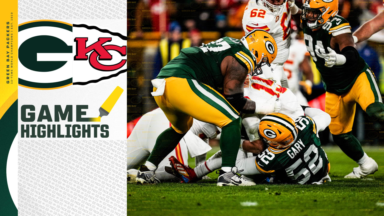 Rashan Gary, Kenny Clark sack Patrick Mahomes | Packers vs. Chiefs